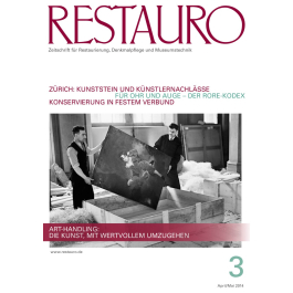 RESTAURO Ausgabe 03/14 I Thema: Art Handling